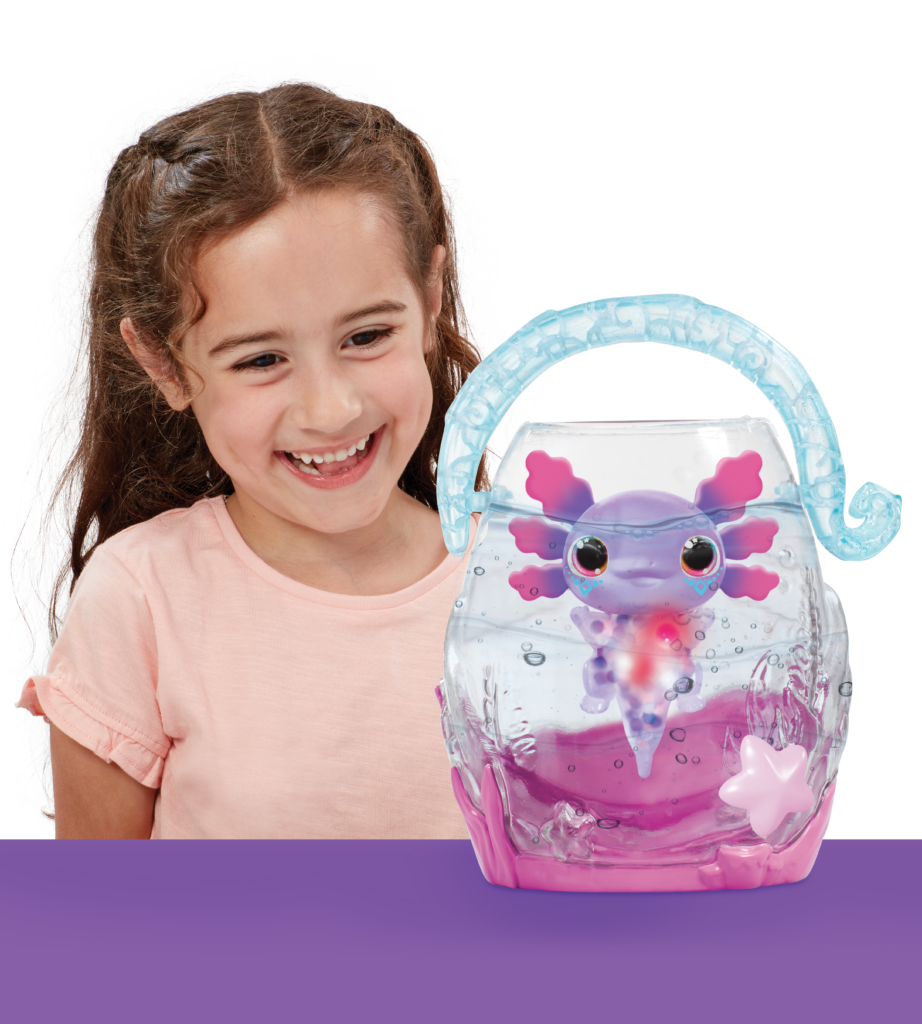 Animagic Let's Glo Axolotl Bubble Reef - Goliath