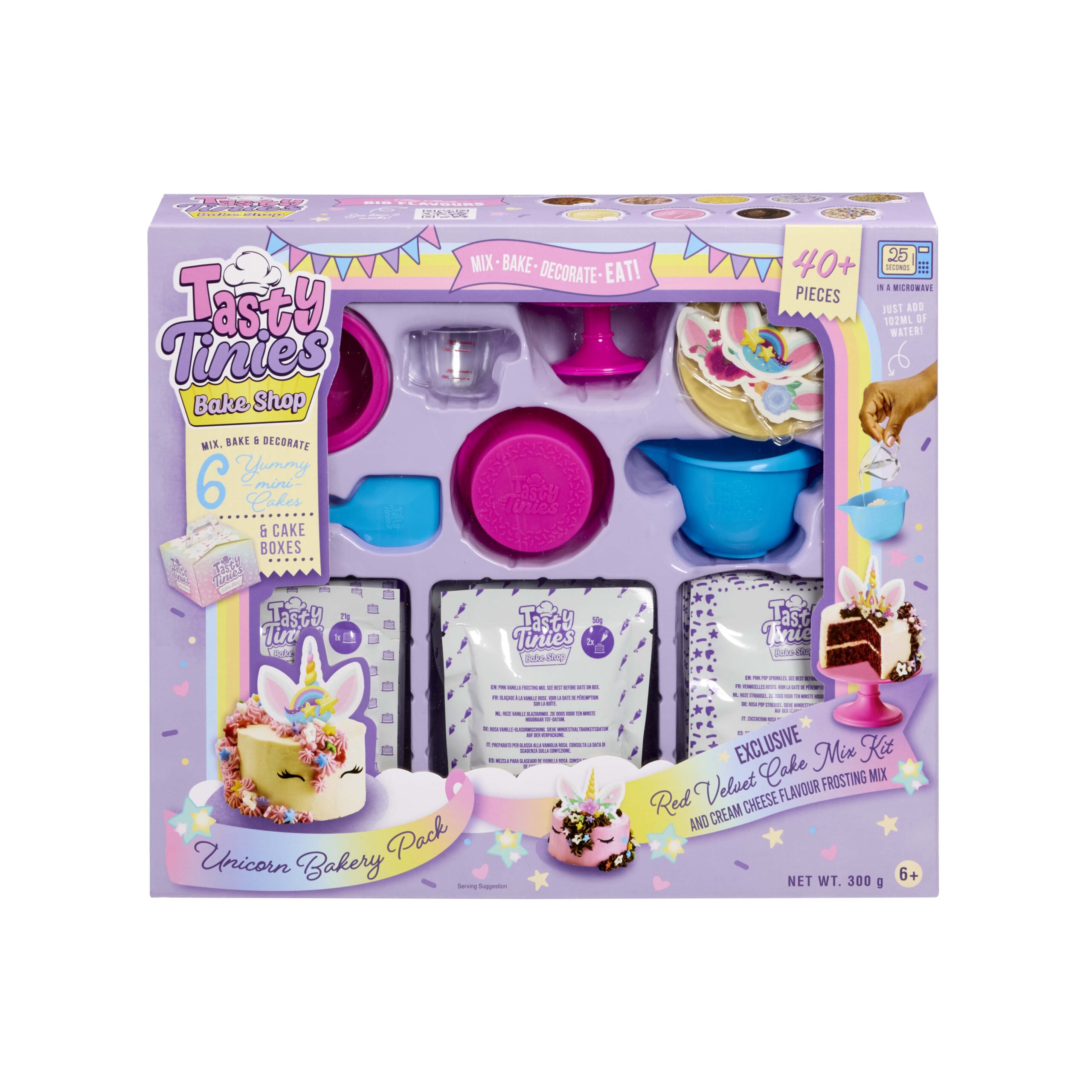 Tasty Tinies Bake Shop Unicorn Party Pack - Goliath